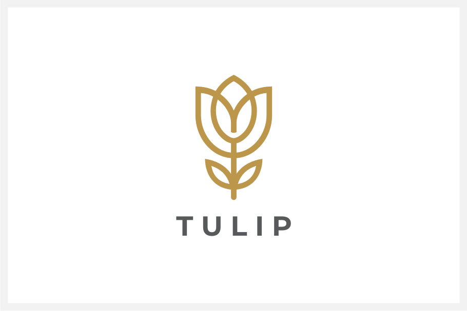 Tulip Logo | Branding & Logo Templates ~ Creative Market