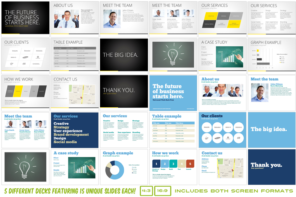 Ultimate PowerPoint Pres Bundle, a Presentation Template by PitchStock