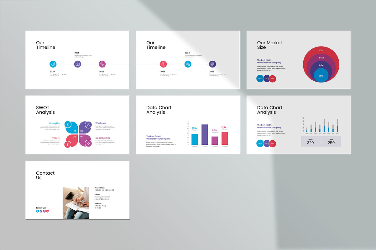 Studio Presentation Template, a Presentation Template by evgenystudio