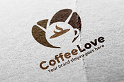 Coffee Love Logo, a Branding & Logo Template by WheelieMonkey