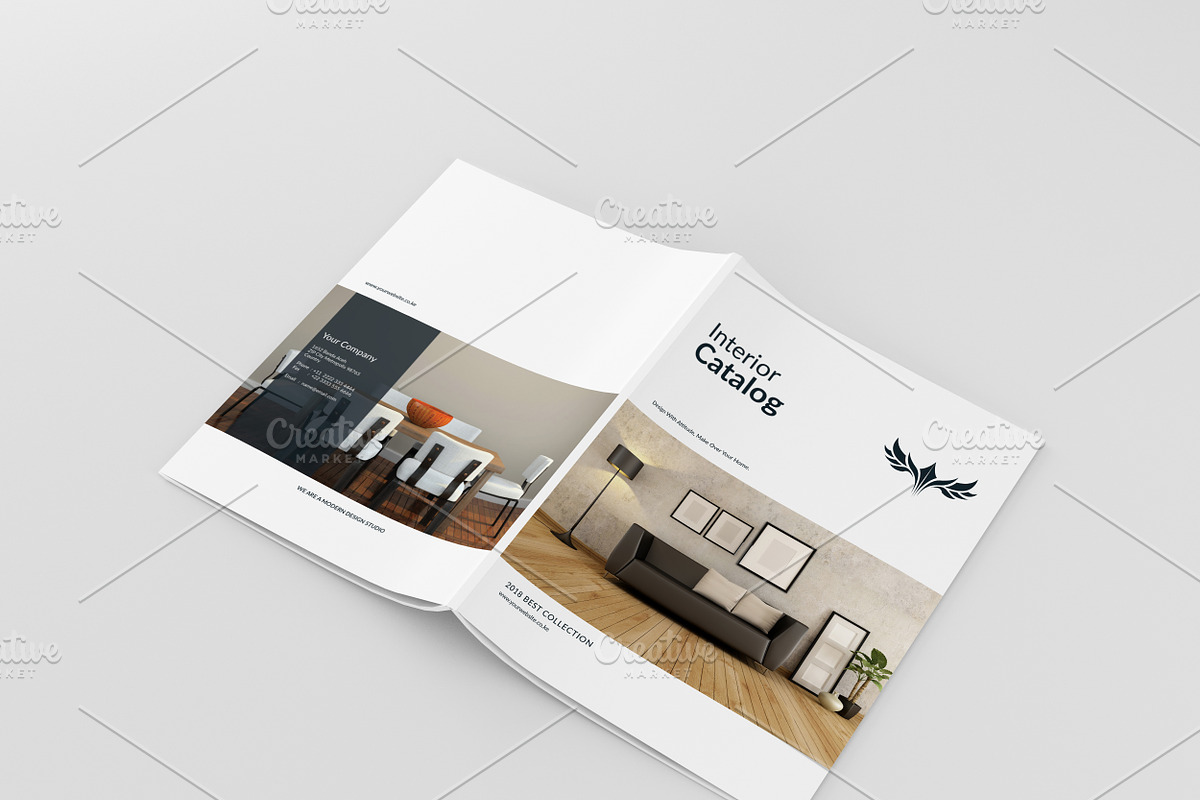 Interior Design Catalog, a Brochure Template by Machel Design