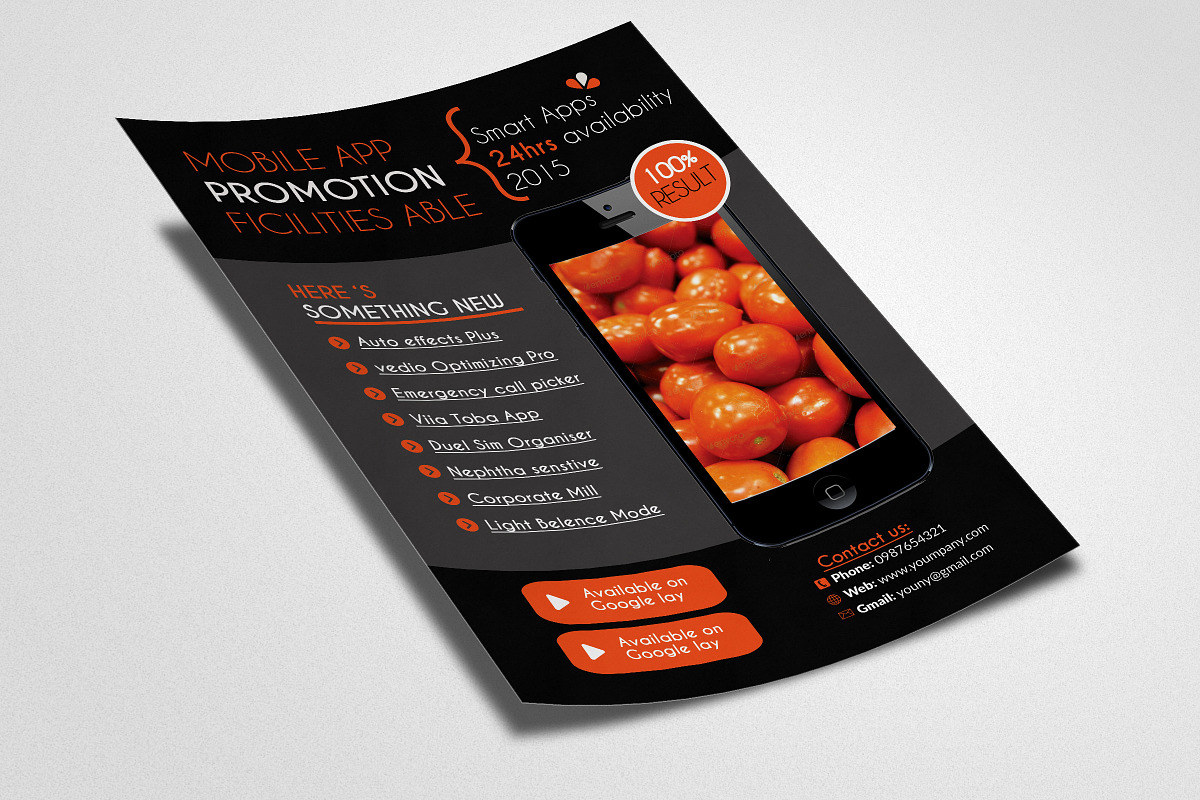 Product Promotion Flyer Template, a Flyer Template by Psd Templates