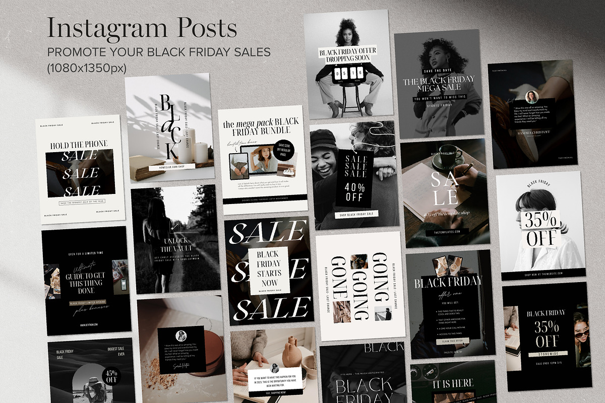 Black Friday Promo Canva Templates