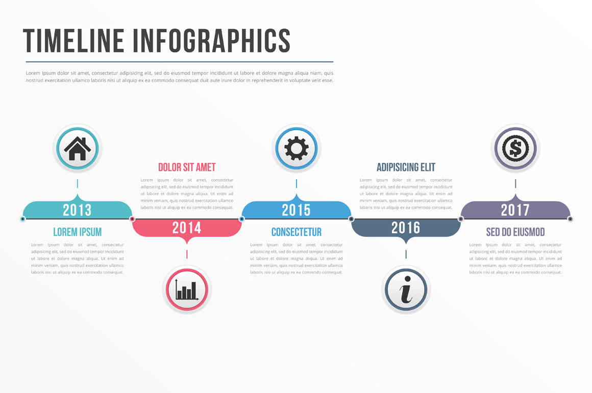 Timeline, a Graphic by PixMarket