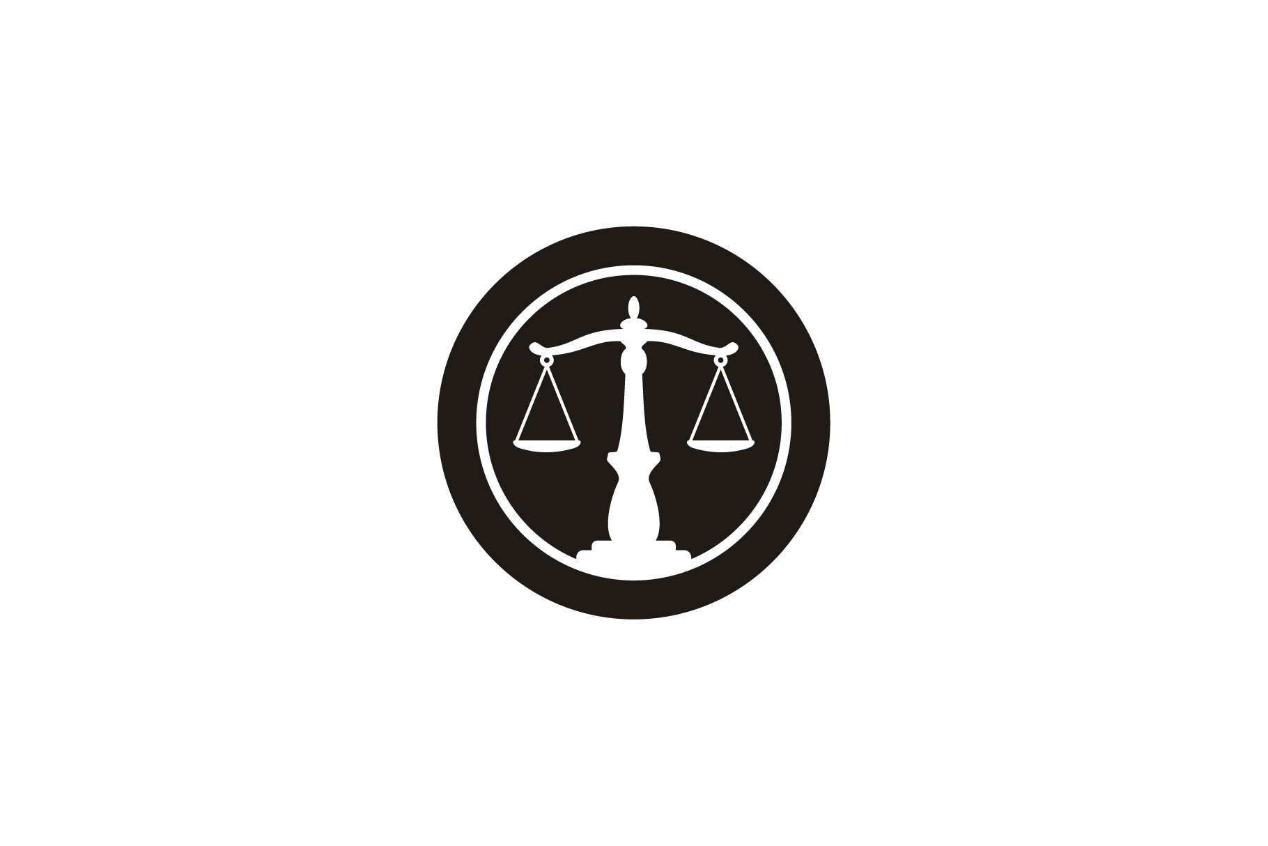 Justice Scales Legal Law stamp logo, a Branding & Logo Template by Enola99d