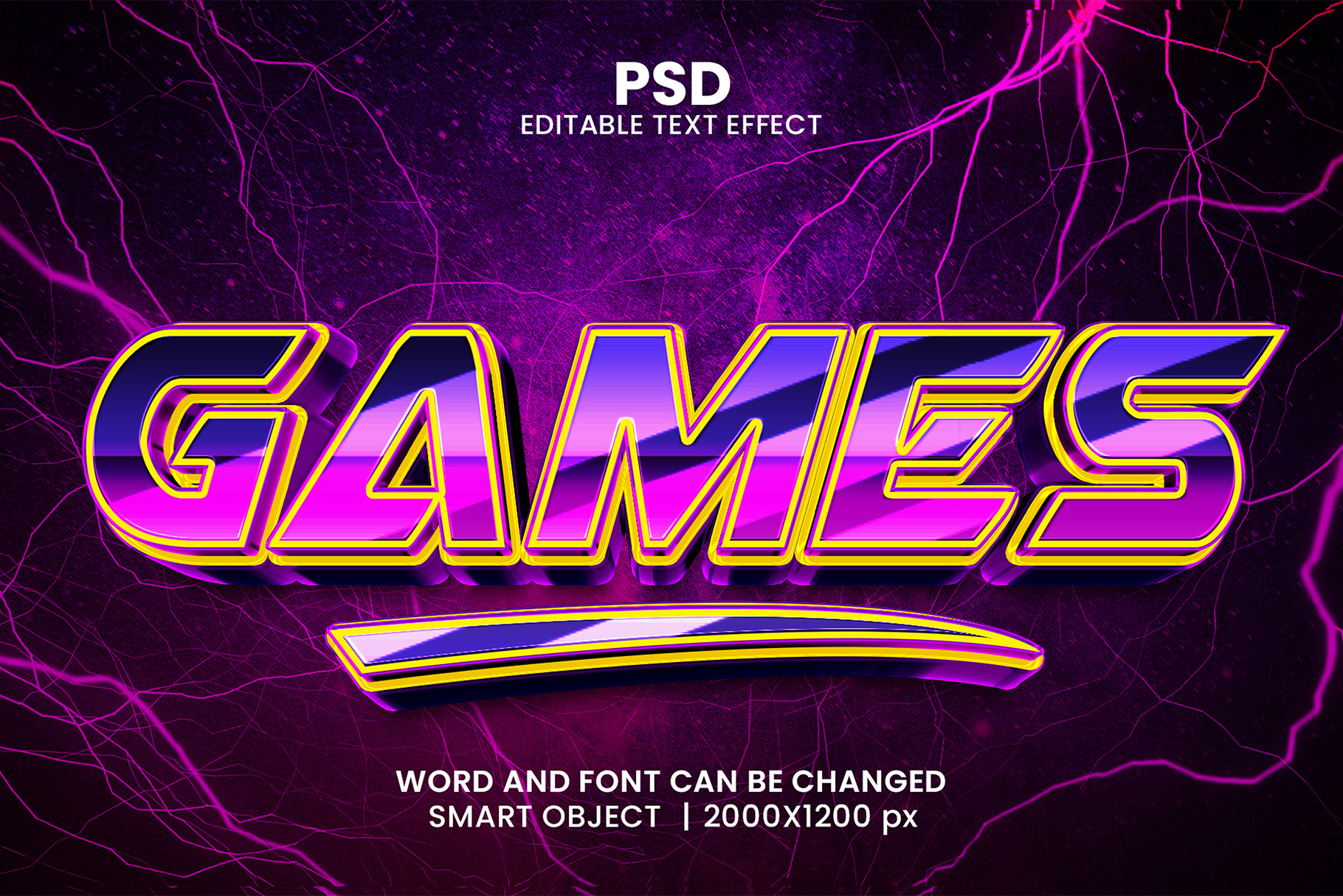 Gamer 3d Editable Psd Text Effect, a Layer Style Add-On by bdrobin