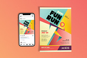 Fun Run Template Set