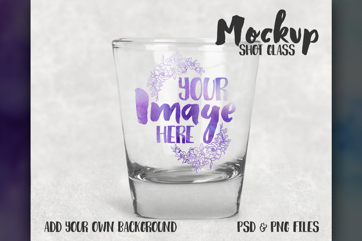 Shot glass mockup, a Product Mockup by StyledProductMockups
