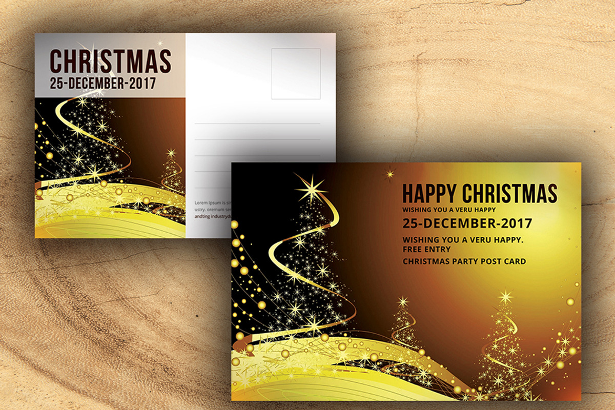 20-Psd Christmas Cards Bundle, a Card Template by AfzaalGraphics