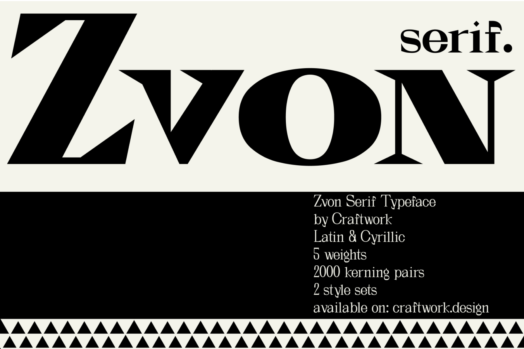 Zvon Serif Font