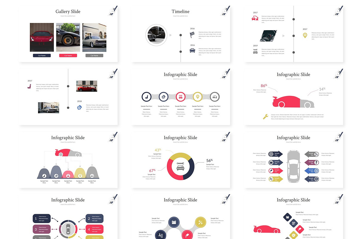 Autoz - Powerpoint Template, a Presentation Template by AQR Studio