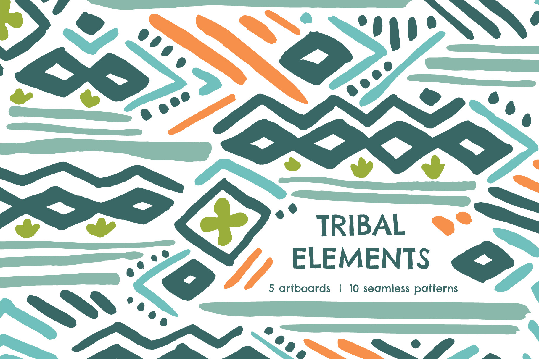 Tribal Element | Seamless Patterns, a Pattern Graphic by The Collective ...