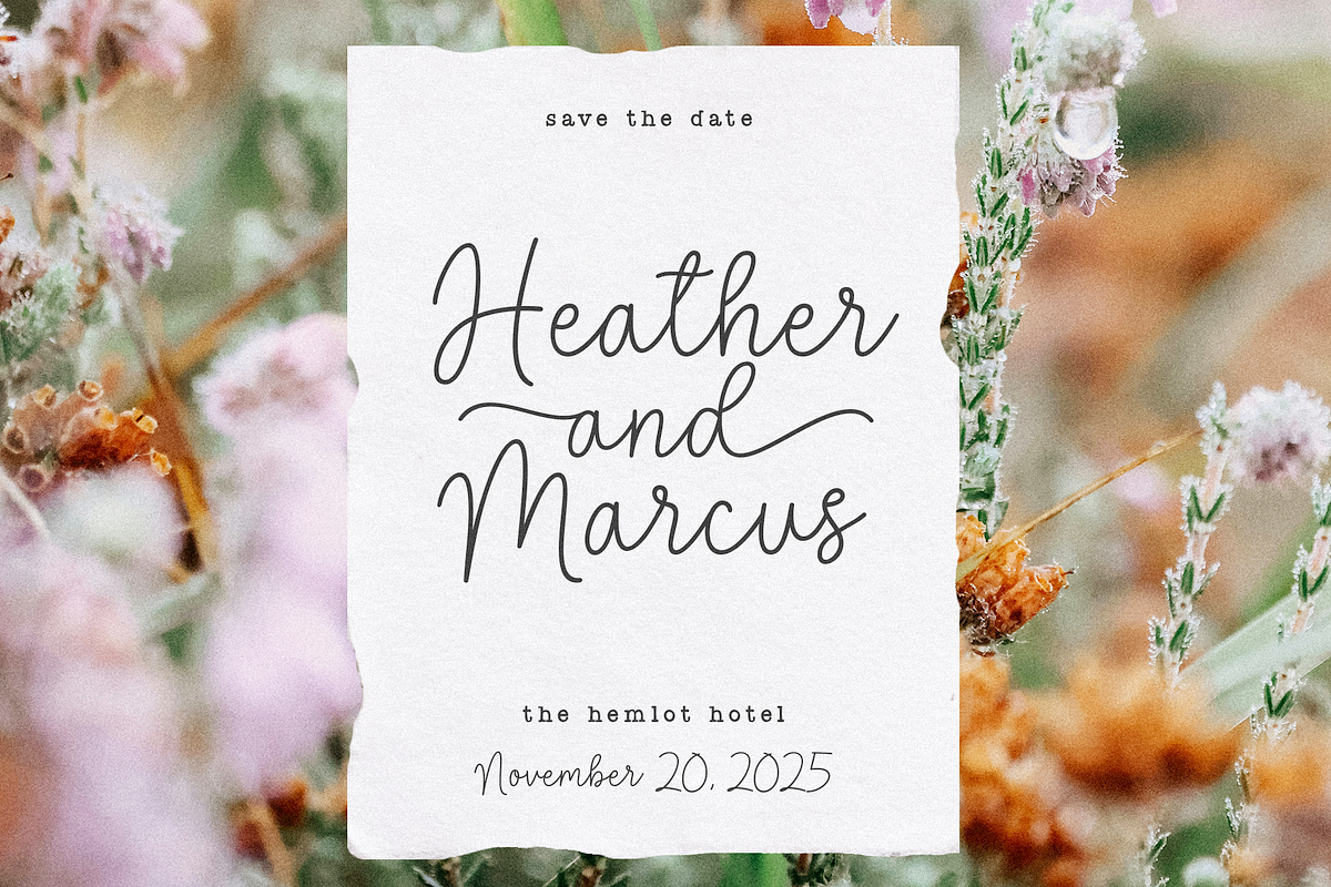 Love Ever | Heart Connector Font, a Script Font by KA Designs ...