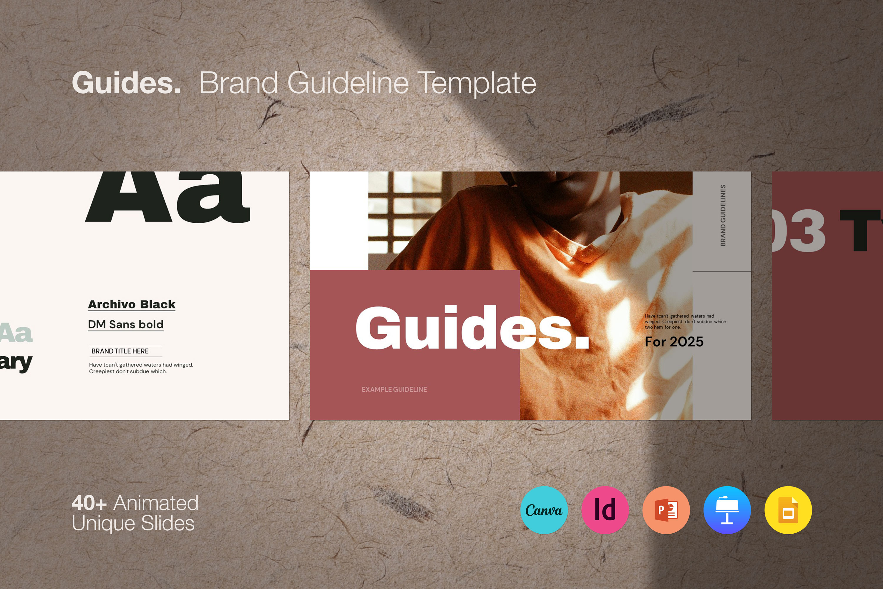 Brand Guideline Template, a Presentation Template by GoldenPixelStudio