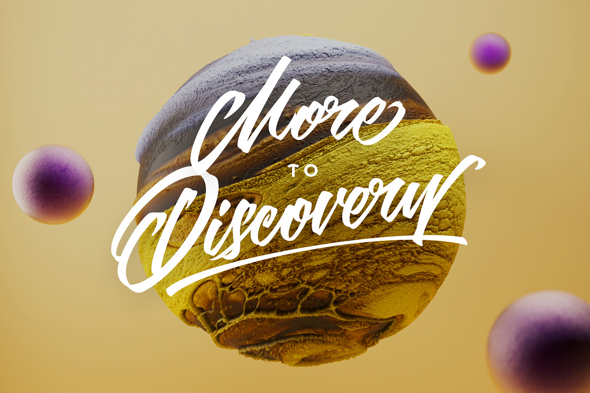 Goliath script font, a Script Font by kavoon