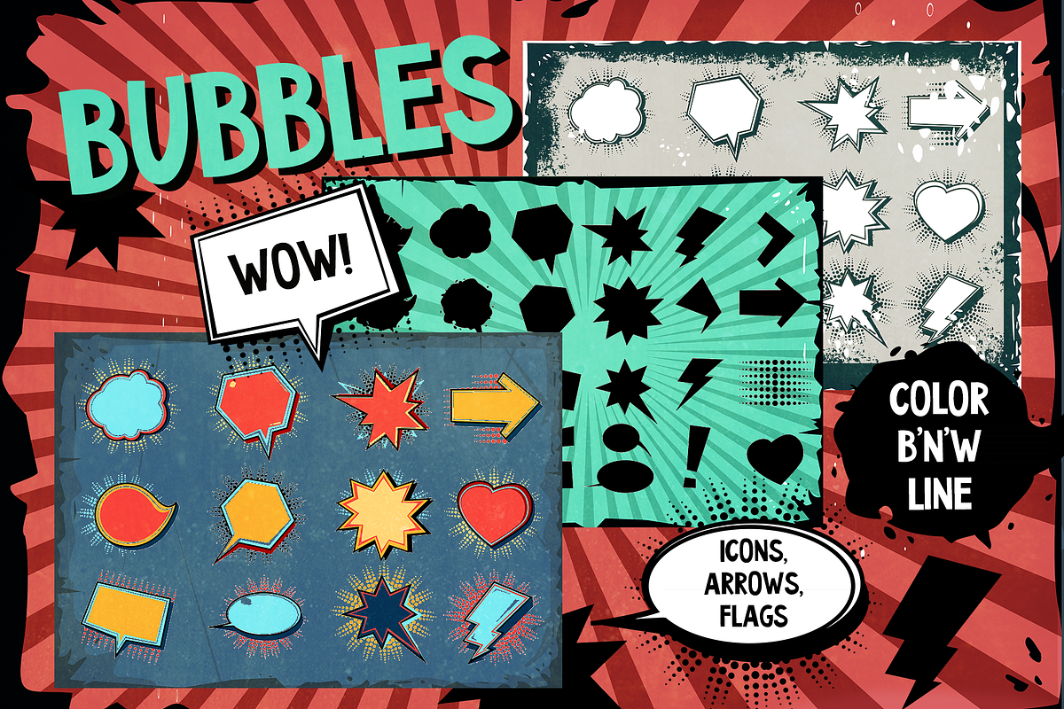 Comics Design Pack, a Templates & Theme by ne2pi