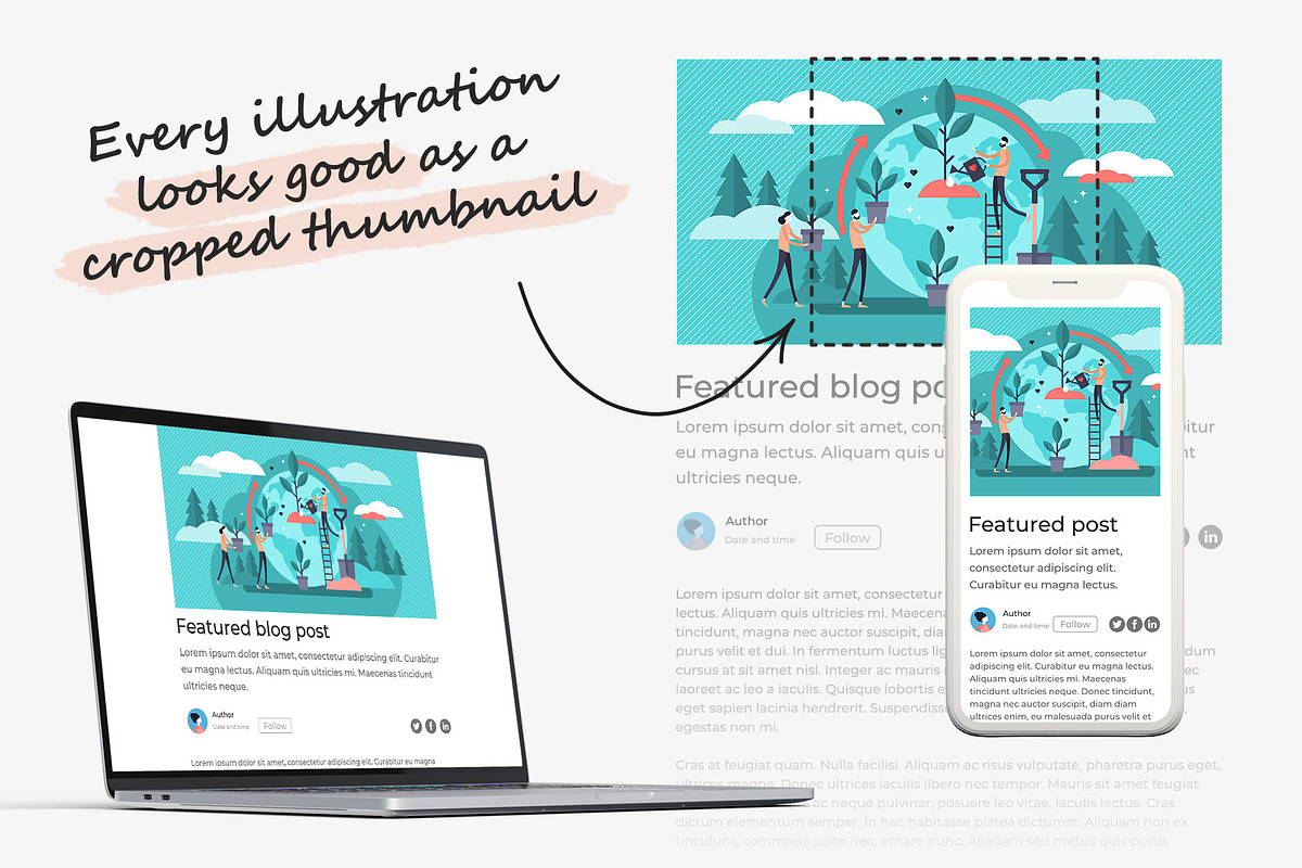 72 Environment Blog Images Bundle, a Person Illustration by VectorMine