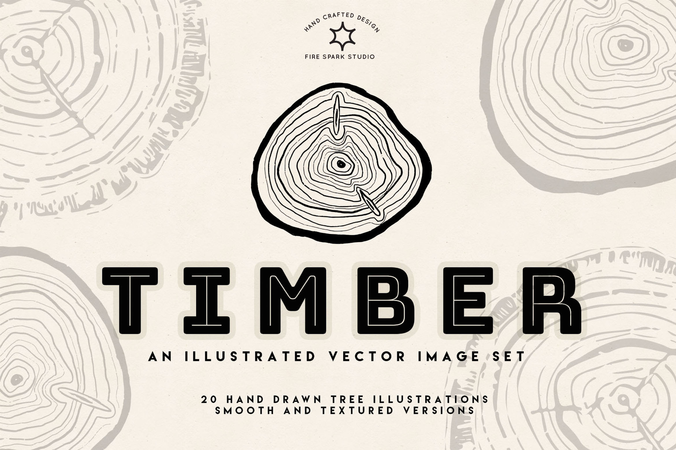 Timber Tree Vector Illustrations, an Object Illustration by Fire Spark ...