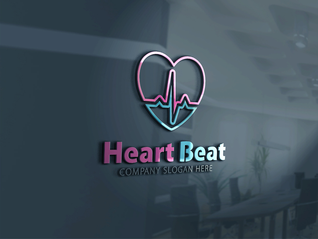Heart Beat Logo, a Branding & Logo Template by Creative Dezing ...