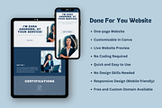 VA Portfolio Website Template Canva, a Landing Page Template by The ...
