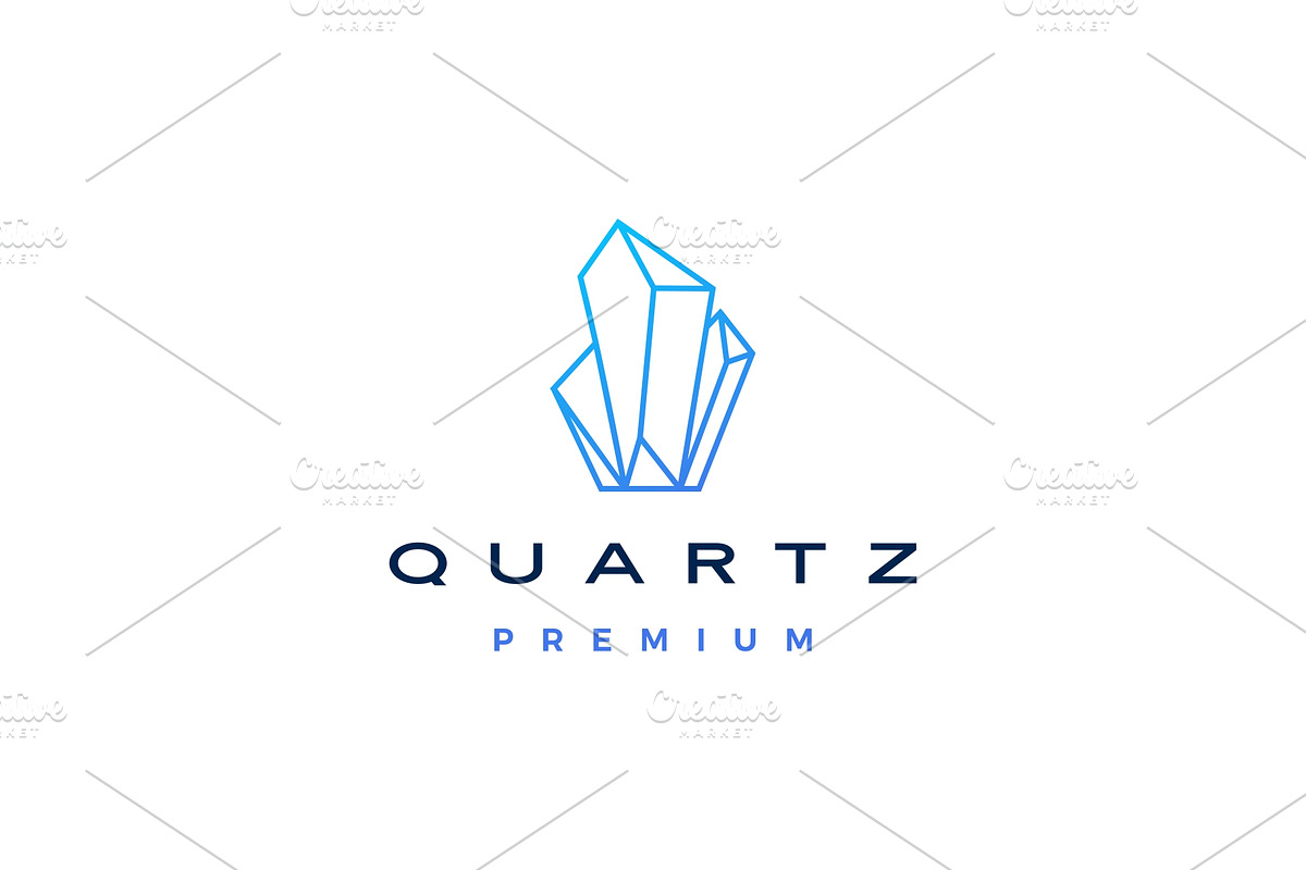 quartz stone logo vector icon, a Branding & Logo Template by VSTRD ...