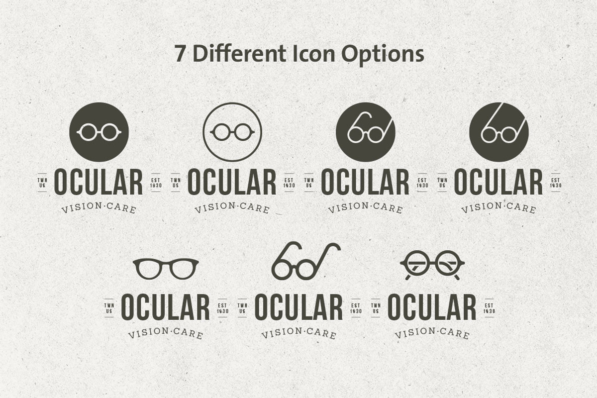 Vision Care Logo Template, a Branding & Logo Template by petelaudesign