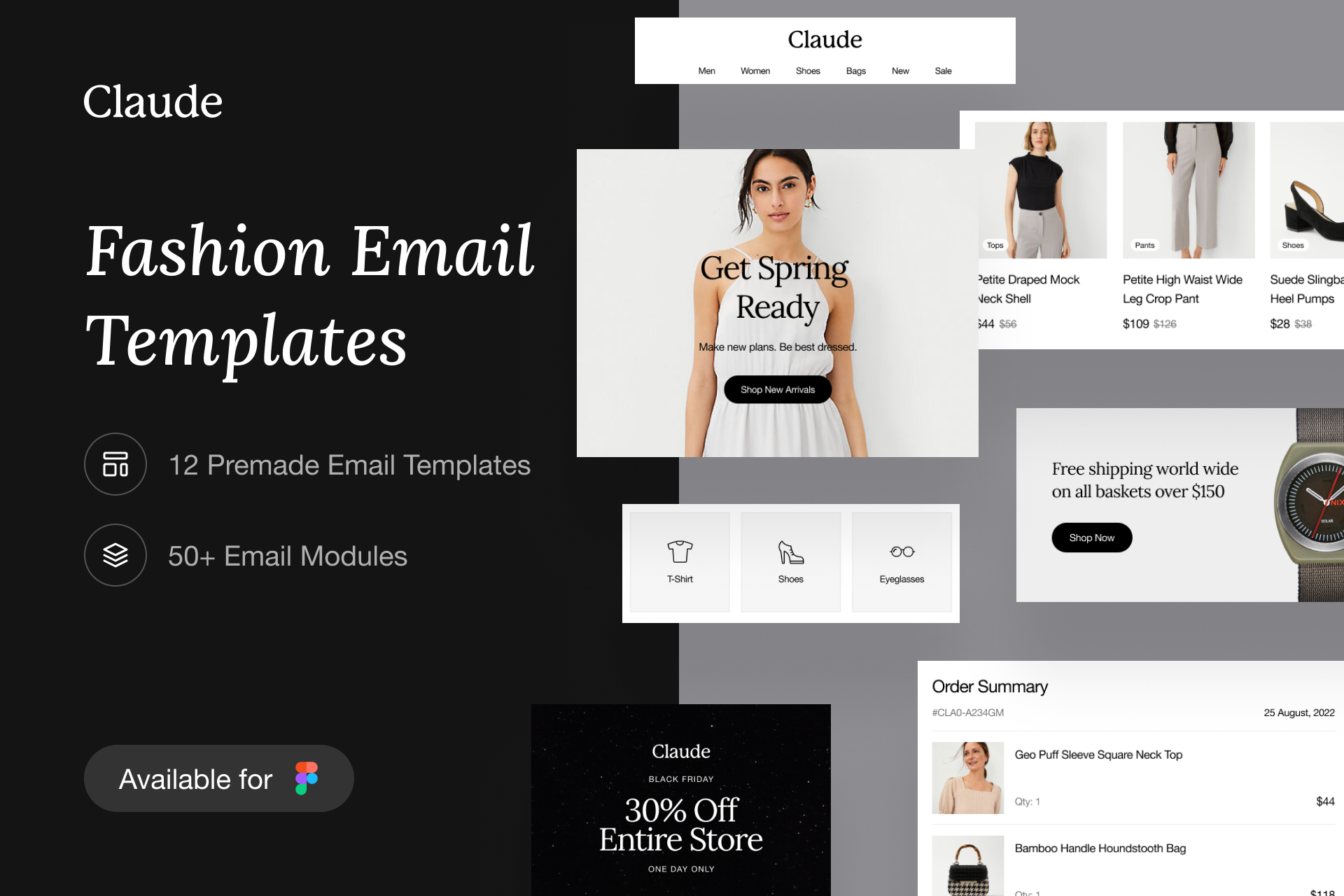 Claude - Fashion Email Templates | Creative Market