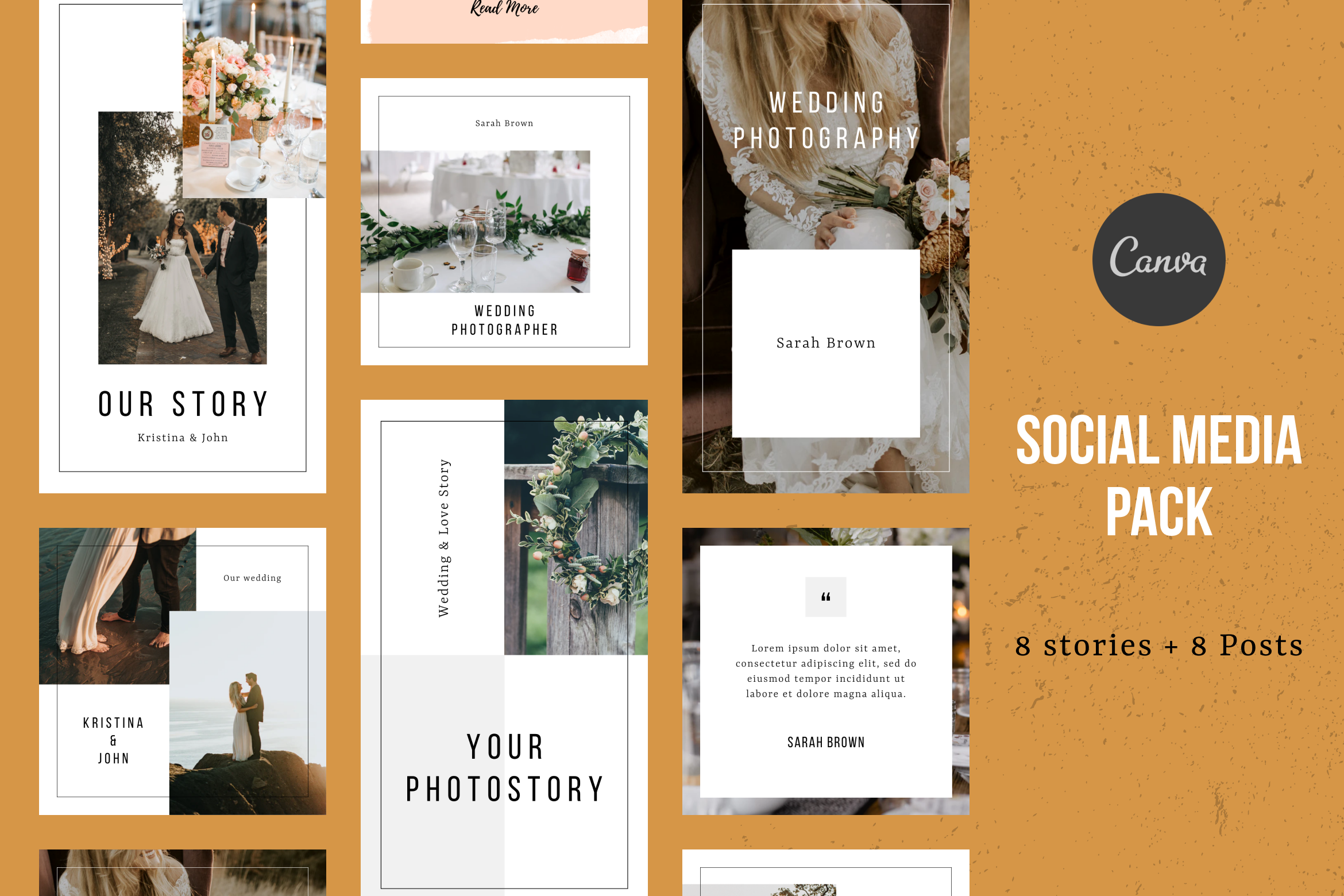 Canva Social Media Pack (Vol.2), a Social Media Template by uispot