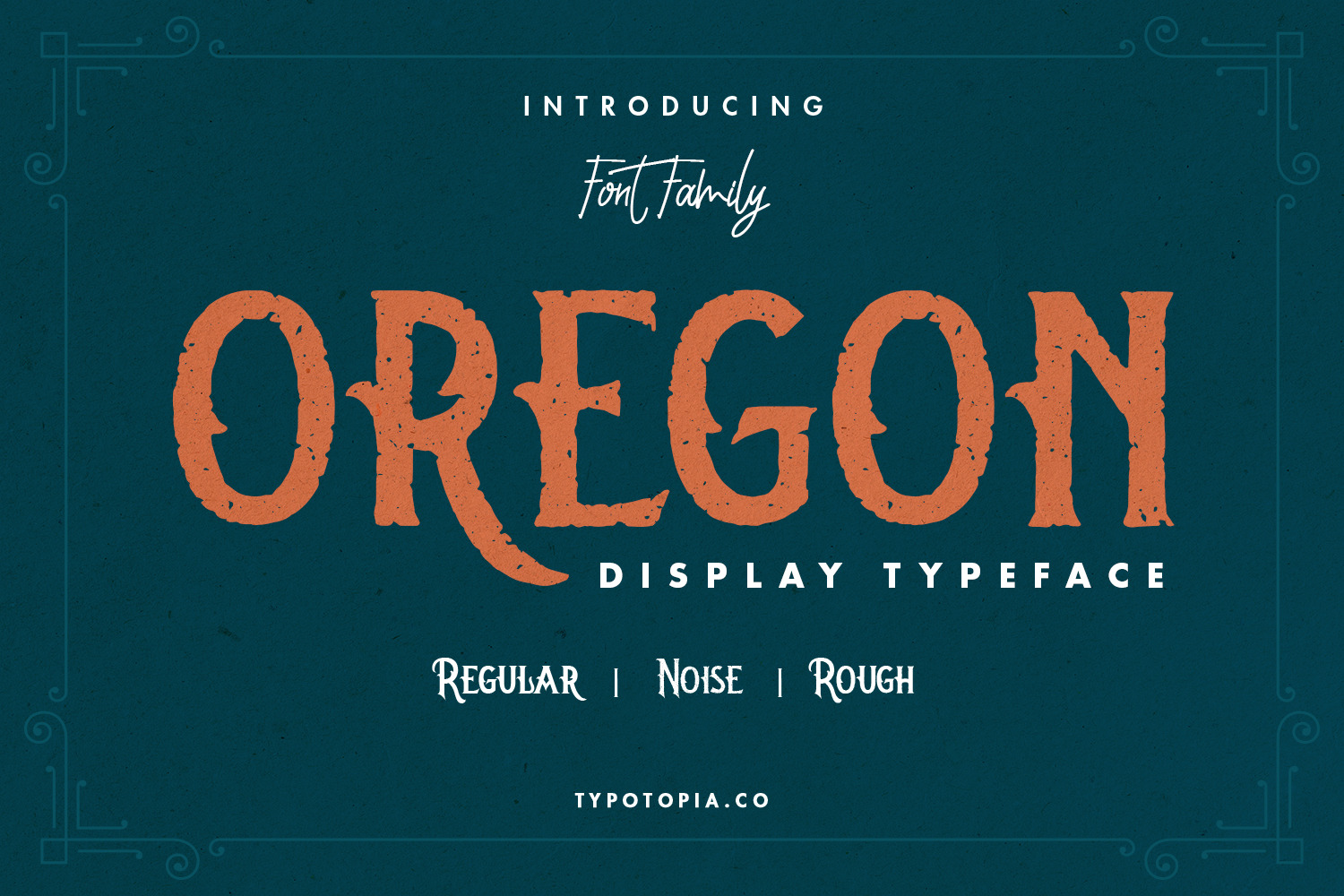 Oregon Display Typeface, a Serif Font by edukka