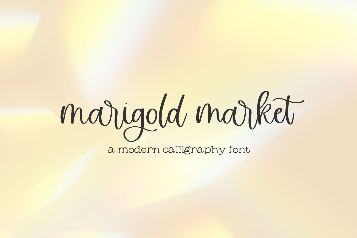 Marigold Market Script, a Handwritten Font by Beck McCormick