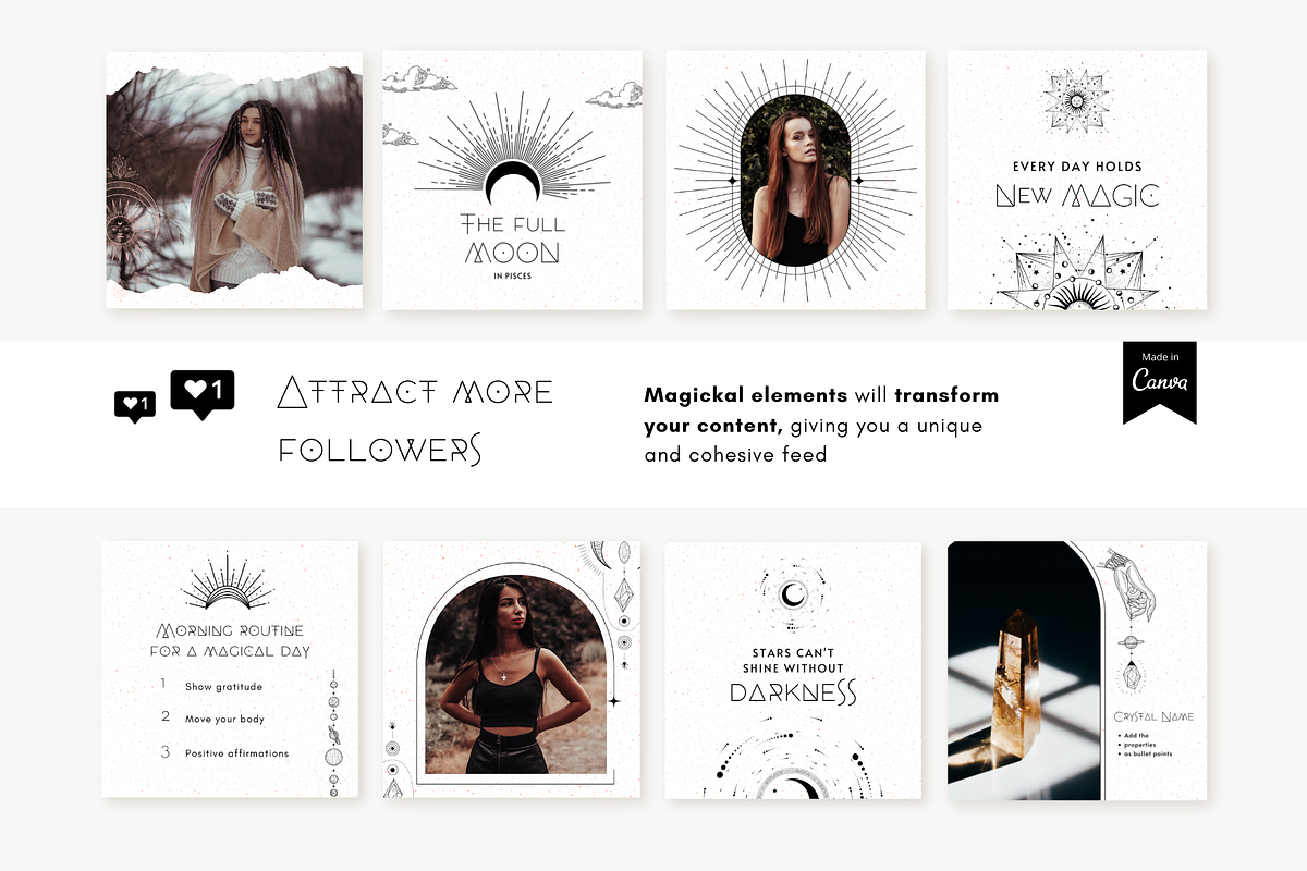 Spiritual Instagram Post Templates