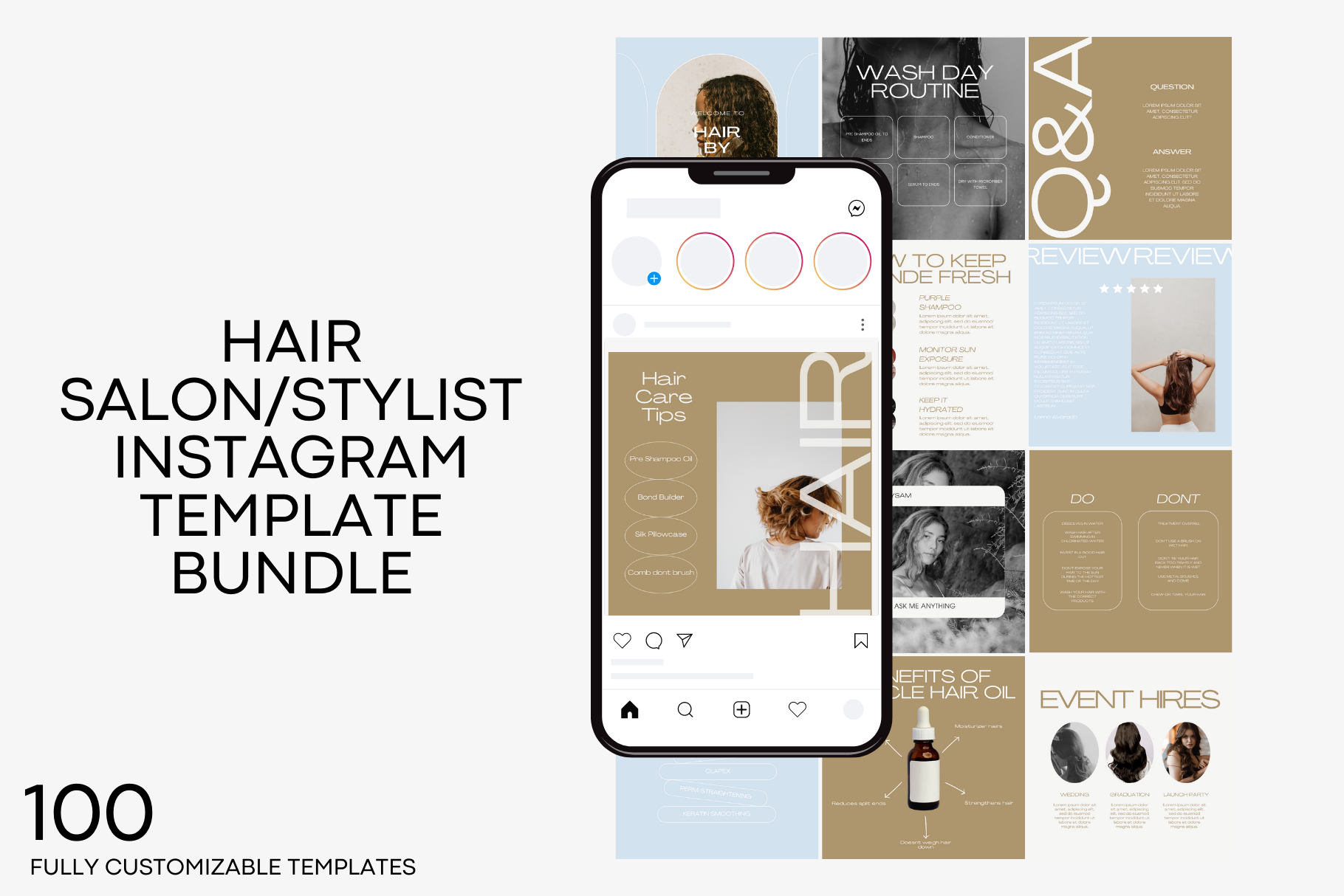 Hair Stylist Templates