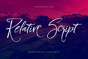 Relative Script, a Script Font by Design Dukkan