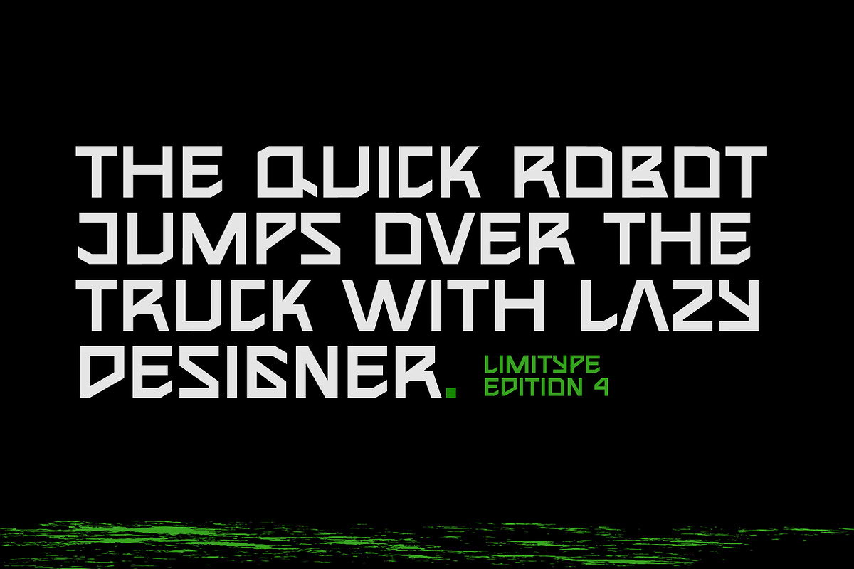 Teroxia - Futuristic Robotic Font, a Font by limitype