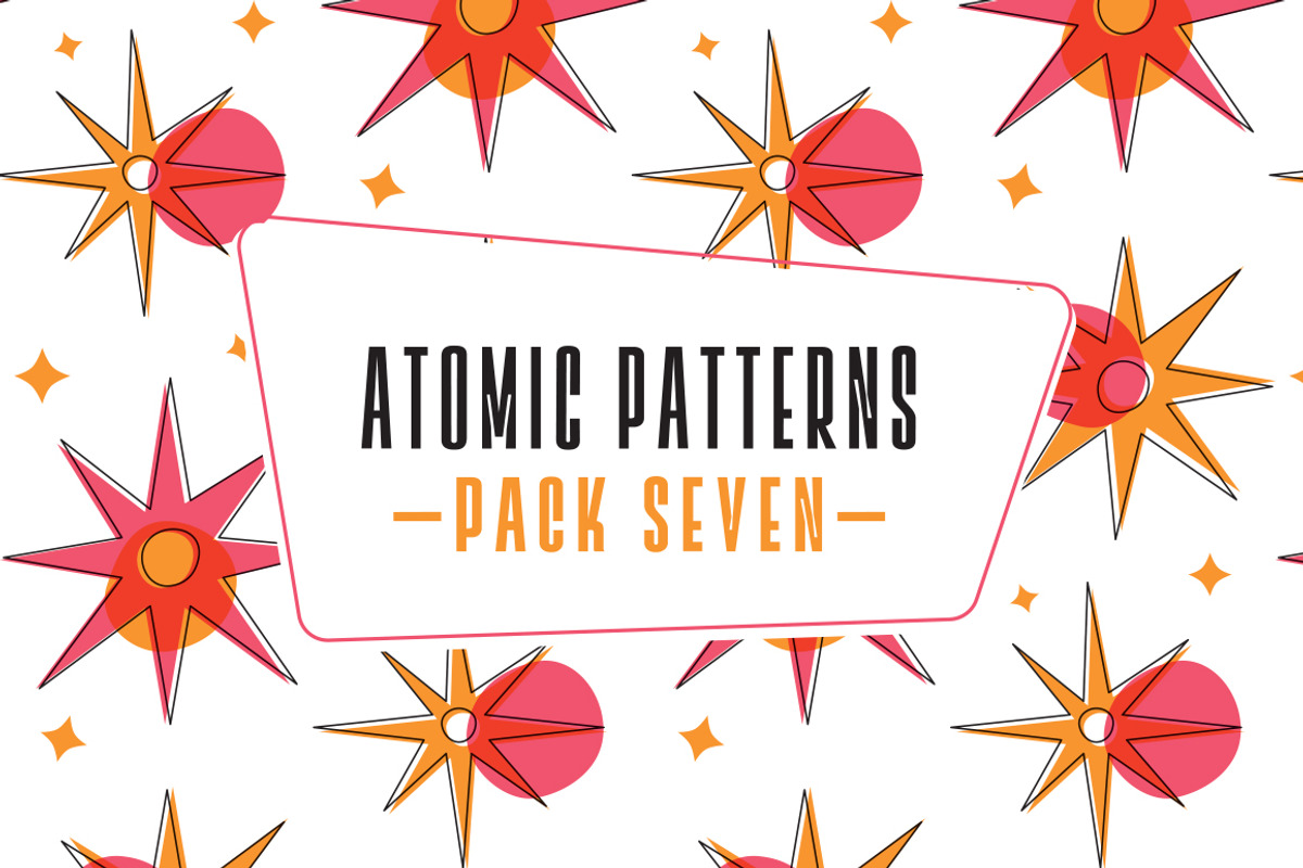 Atomic Patterns Pack 7, a Pattern Graphic by Ariel Tyndell Design