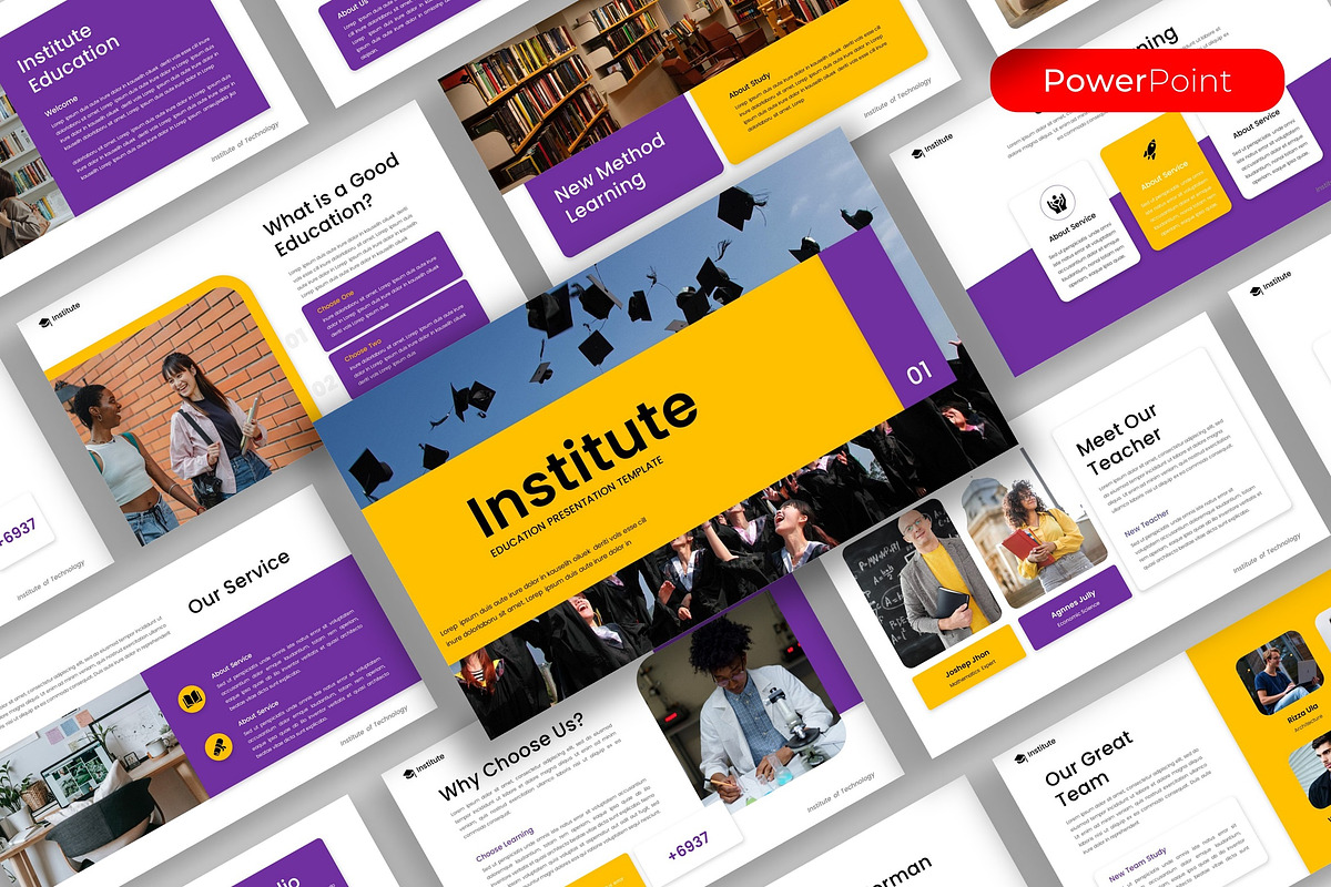 Institute-Education PowerPoint, a Presentation Template by kreatifreya ...