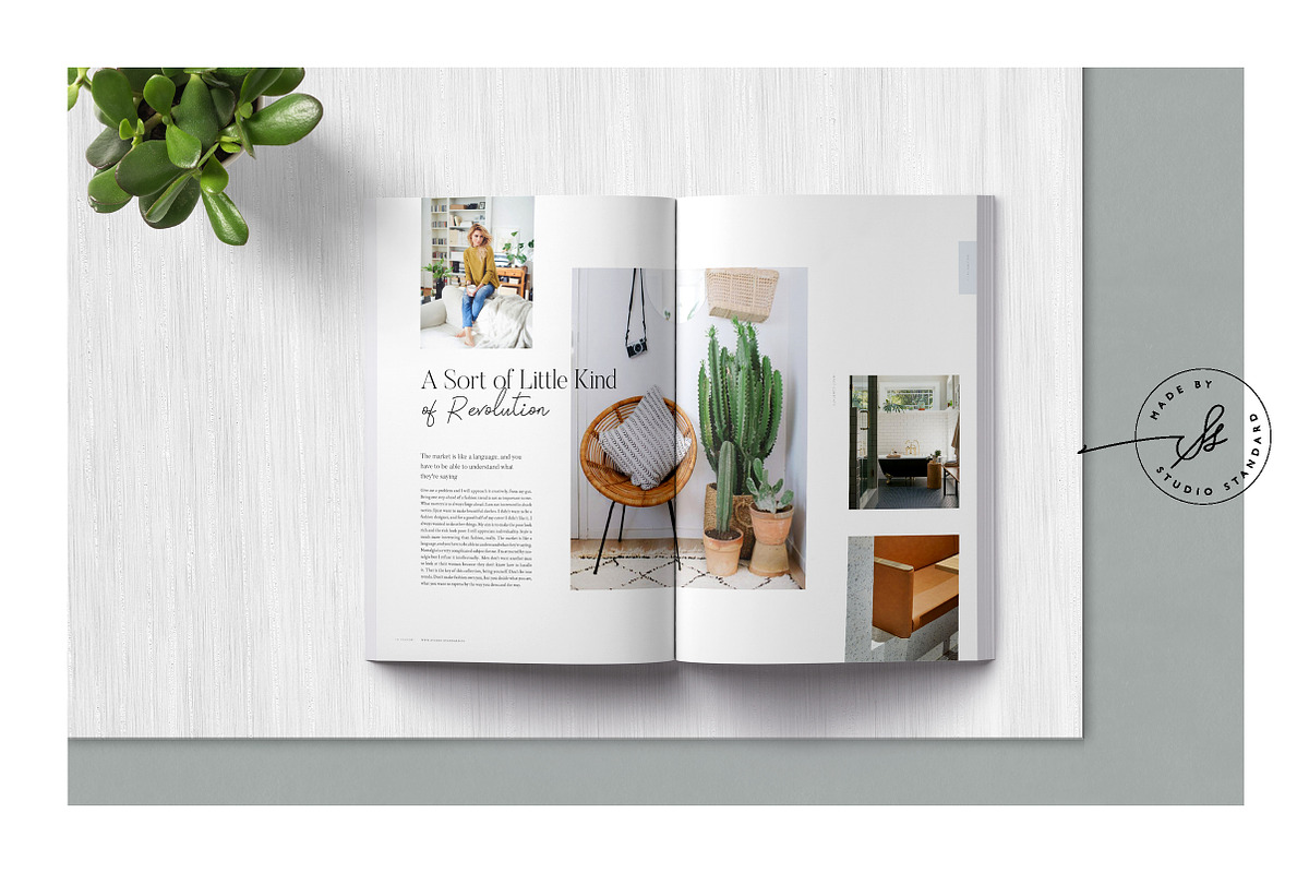 FIFTH Magazine Template, a Magazine Template by Studio Standard