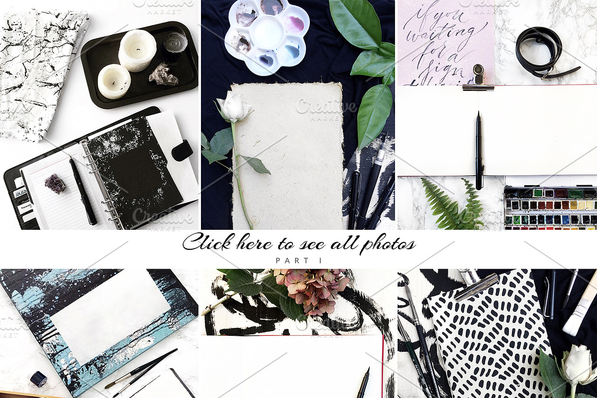 Art Flat Lays | Social Media Pack, a Social Media Template by ...