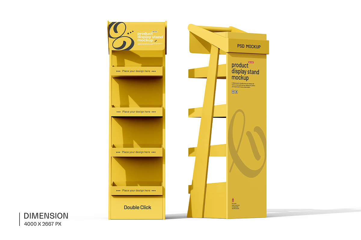 Advertising POS Display Rack Mockup, an Advertising Mockup by Ram Studio