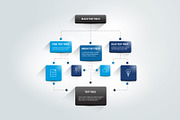 Infographics flowchart. | Work Illustrations ~ Creative Market