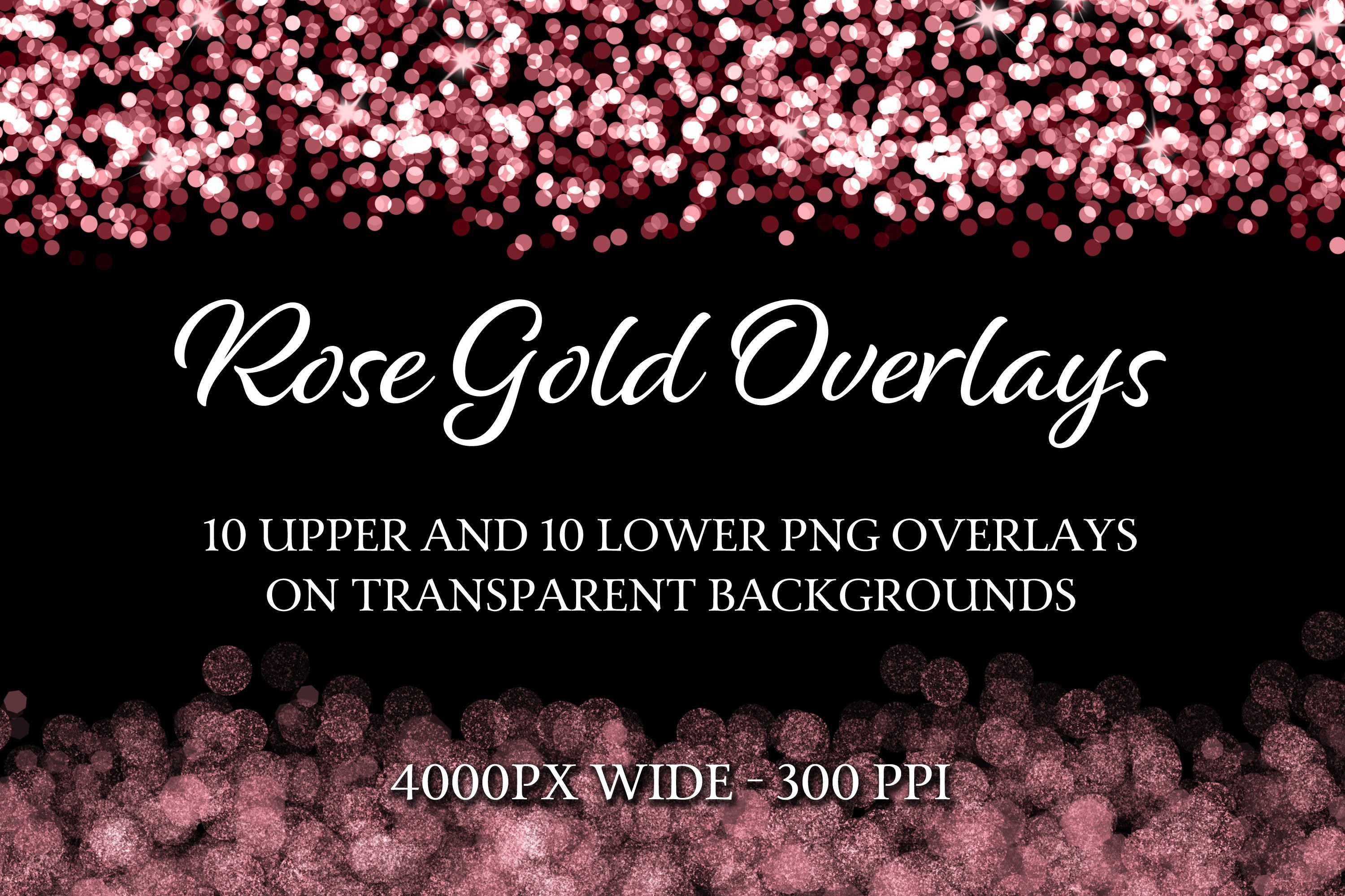 Rose Gold Overlays, an Object Graphic by Sapphire X Designs