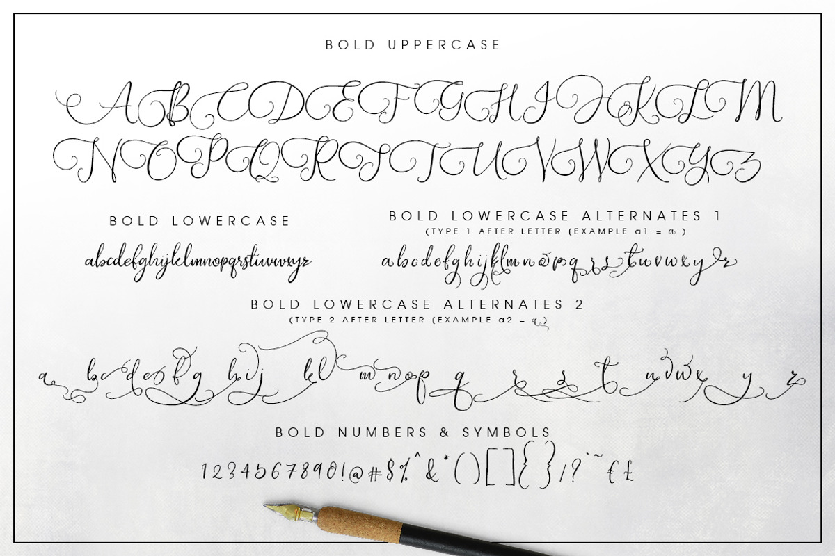 Southfall Script Font, a Script Font by Creativeqube Design