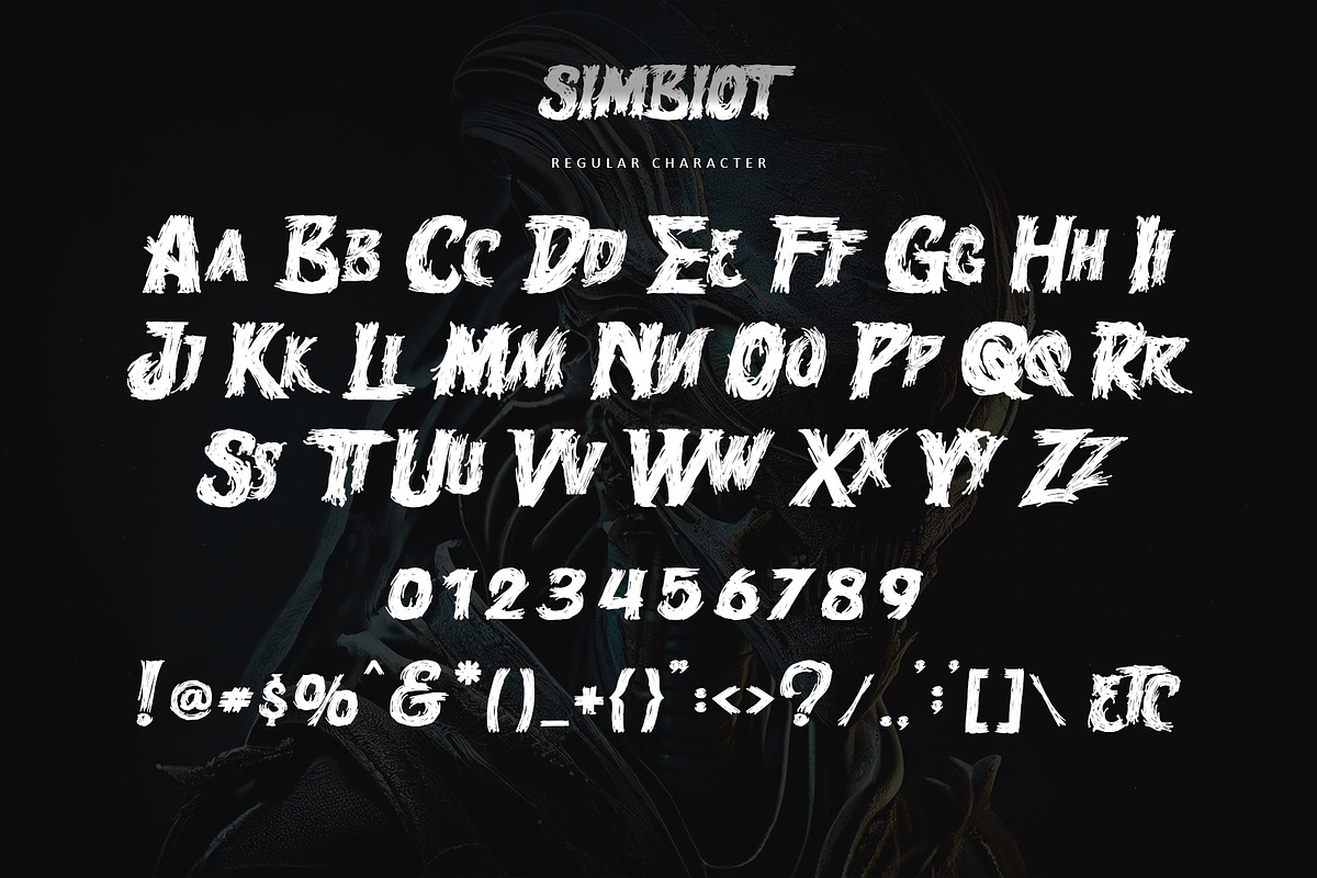 Simbiot, a Handwritten Font by Letterara