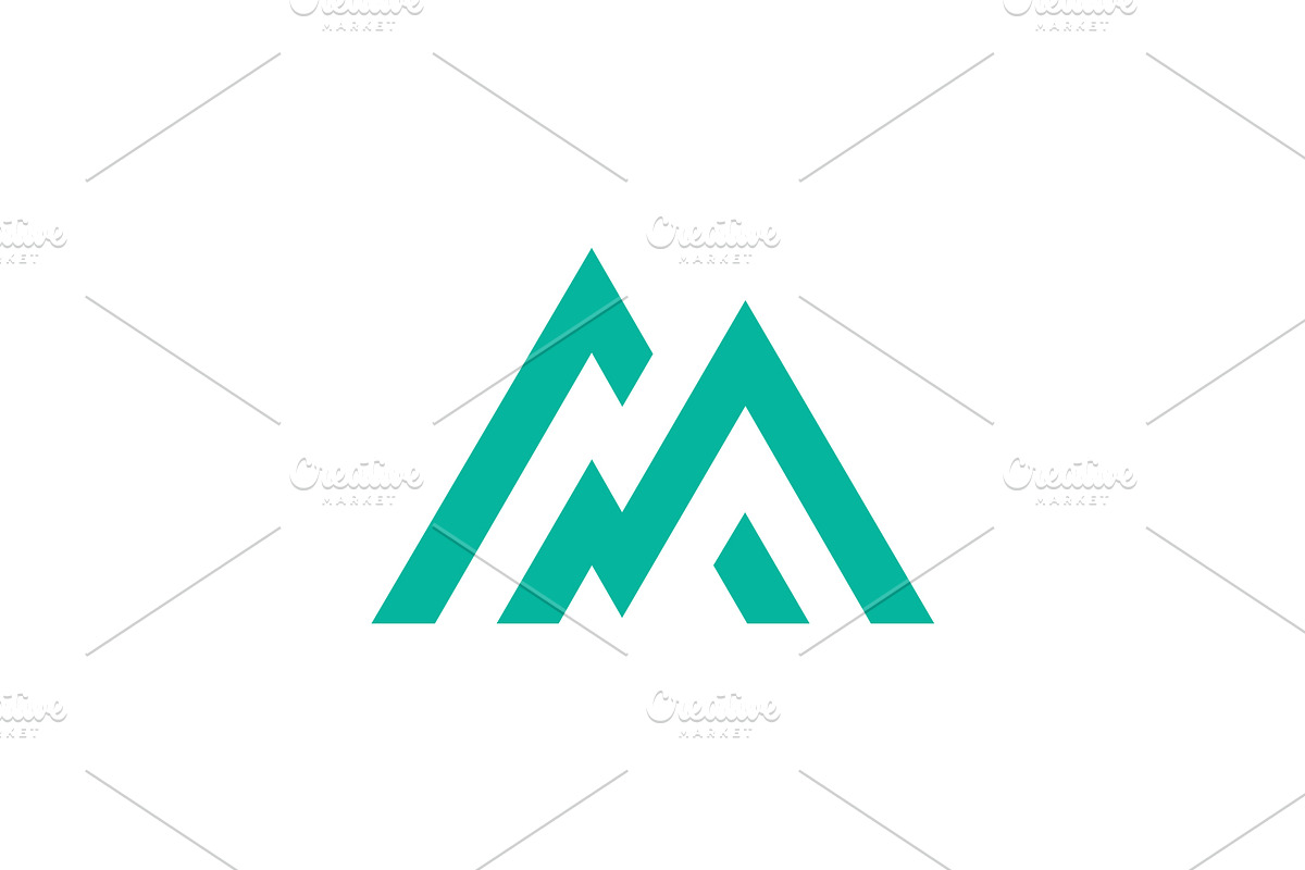 Mountain M Logo, a Branding & Logo Template by Creative_Graphic