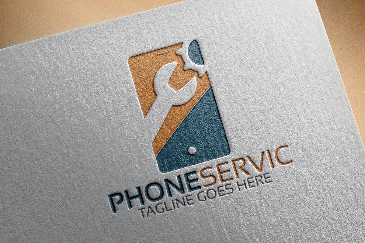 Phone Service Logo, a Branding & Logo Template by Josuf Media