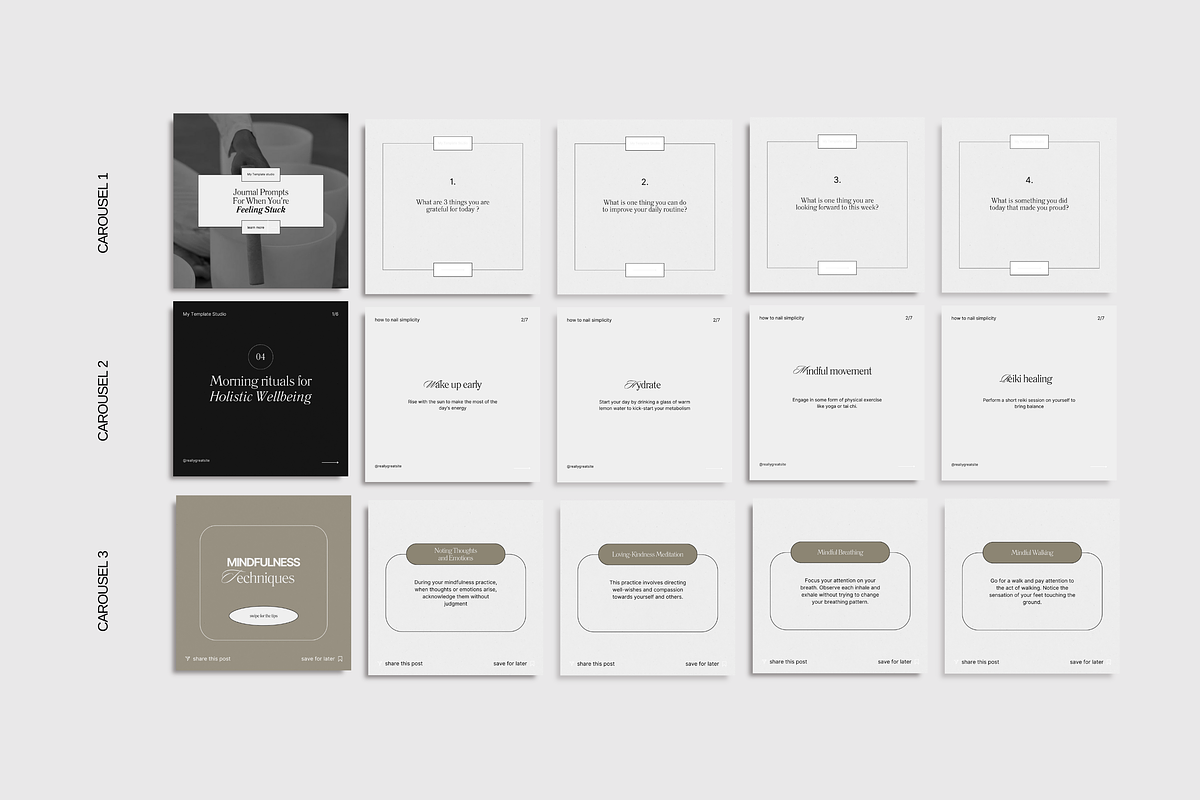 Holistic Instagram Coach Template