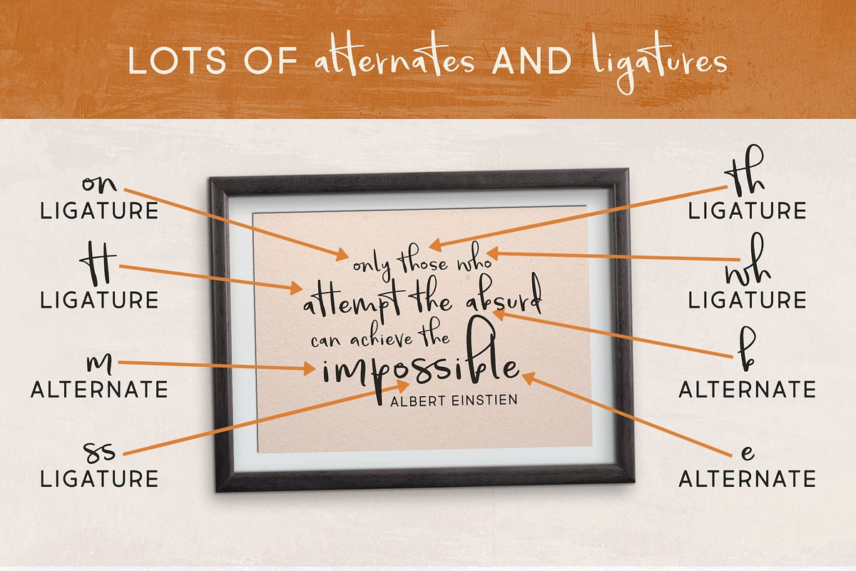 Beautiful Things, a Script Font by Brittney Murphy Design