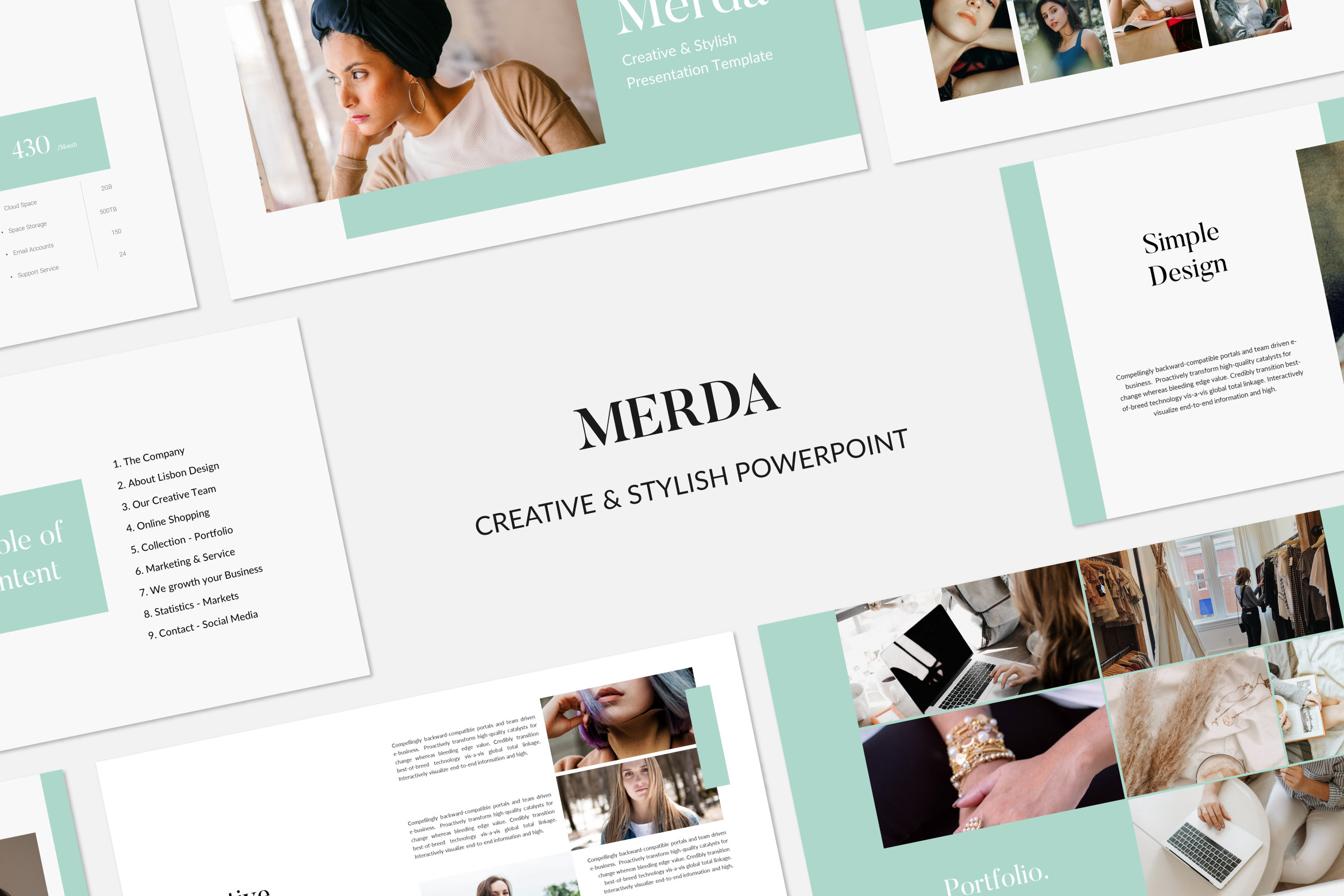 Merda - Powerpoint Template, a Presentation Template by agnyhasyastudio