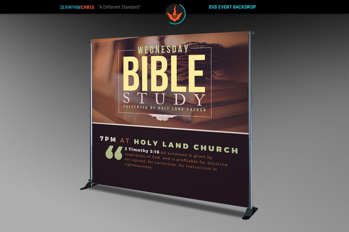 Bible Study 8x8 Backdrop, a Templates & Theme by SeraphimChris