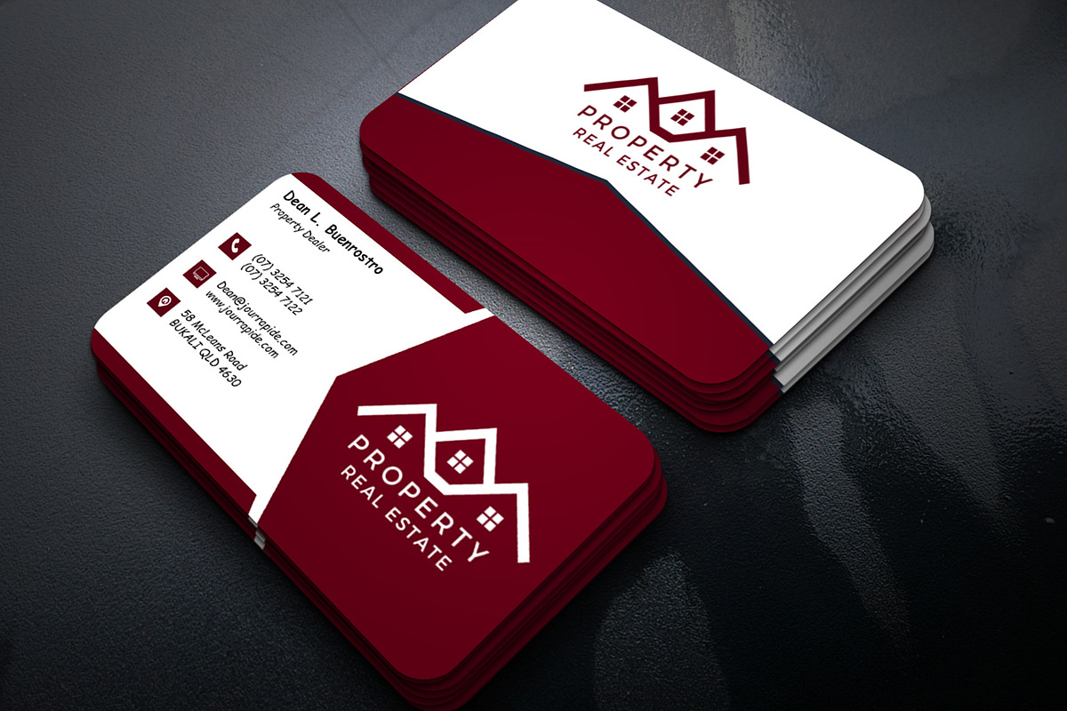 Premium Clean Minimal Double-Sided Business Card PSD